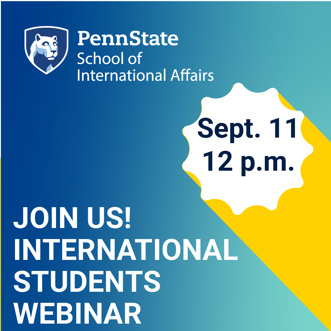 Admissions Webinar for International Applicants - APSIA